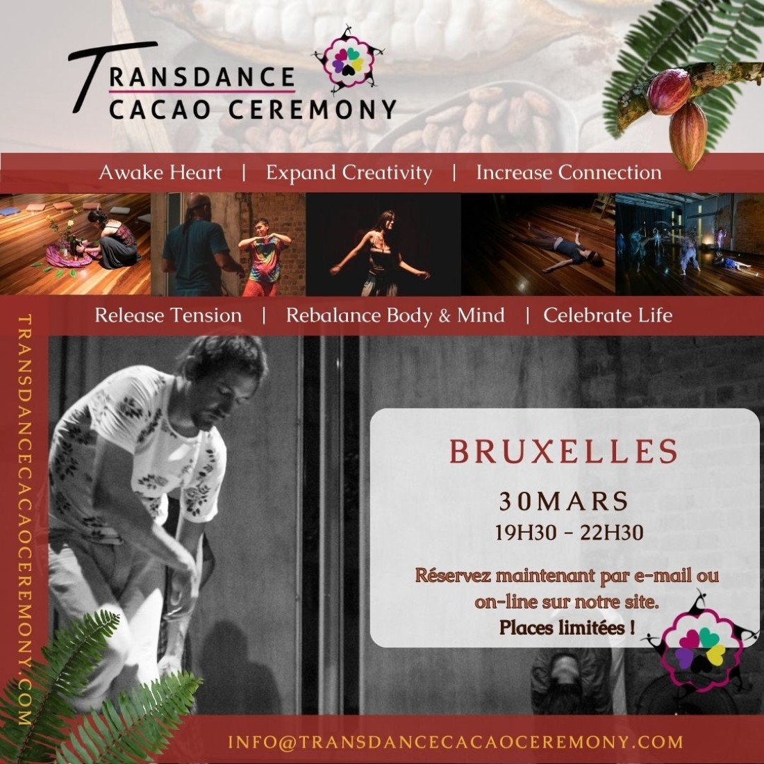 TransDance & CacaoCeremony, Le Béguinettes, Brussels, 30 March 2024 ...