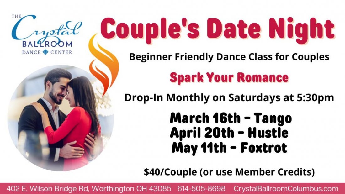 Couples Date Night, The Crystal Ballroom Dance Center, Worthington, 16 ...