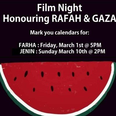 Sarnia Gaza Ceasefire Group Free Film Afternoon, Sarnia Library Theatre ...