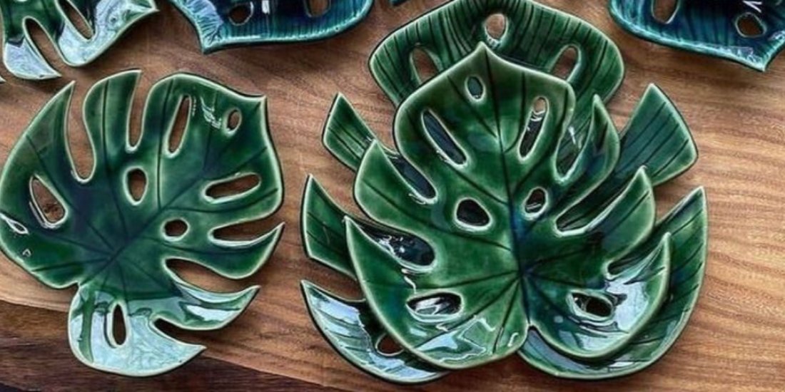 Monstera Leaf Instructed Clay Hand-building Event, Venvino Art Studios ...