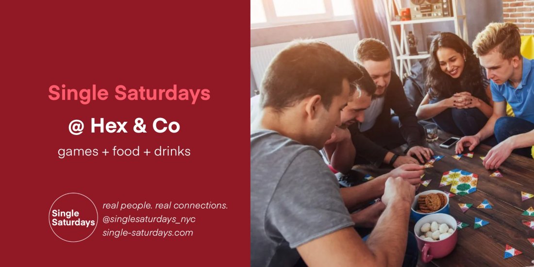 Single Saturdays @ Hex & Co East (30s + 40s), Hex and Co Upper East ...