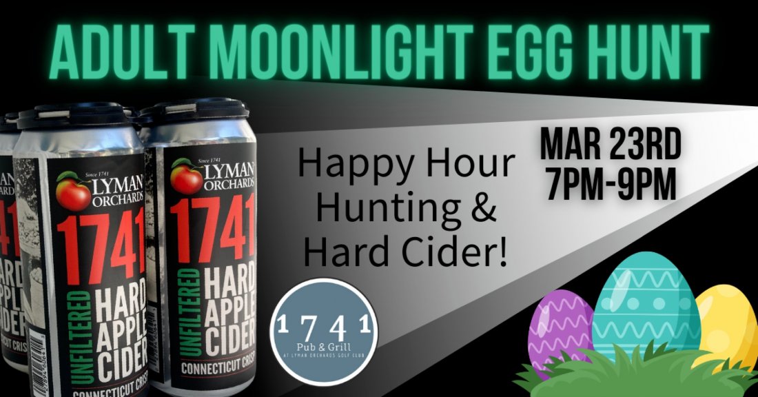 Adult Moonlight Egg Hunt at Lyman Orchards Golf Club, Lyman Orchards ...
