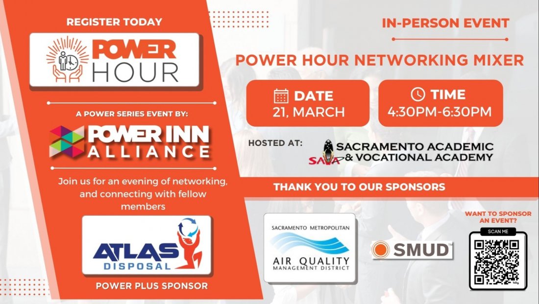 Power Hour Networking Mixer, SAVA Charter School , Sacramento, 21 March ...