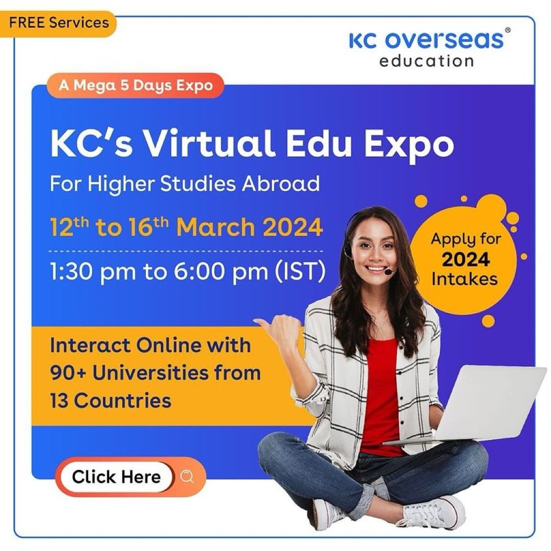 KC Overseas Education Sushant Lok 1s Virtual Edu Expo, March 12 2024 | Online Event | AllEvents