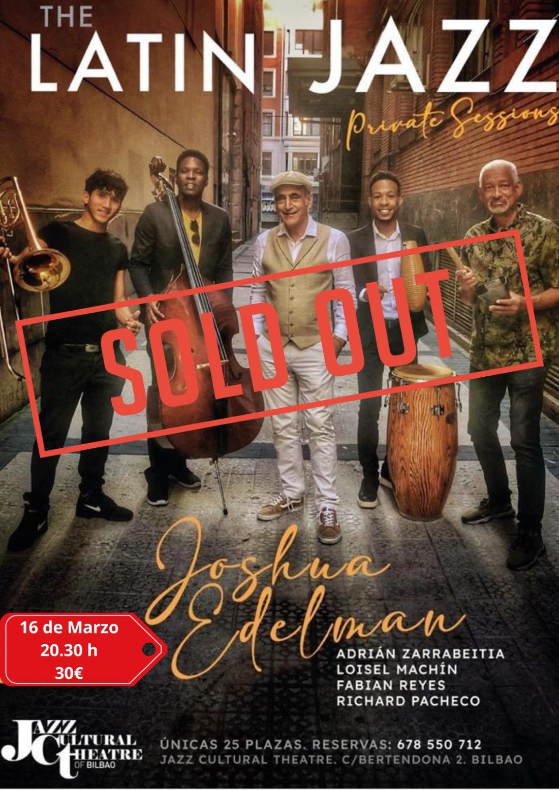 Latin Jazz Night, Jazz Cultural Theatre of Bilbao, 16 March 2024 ...