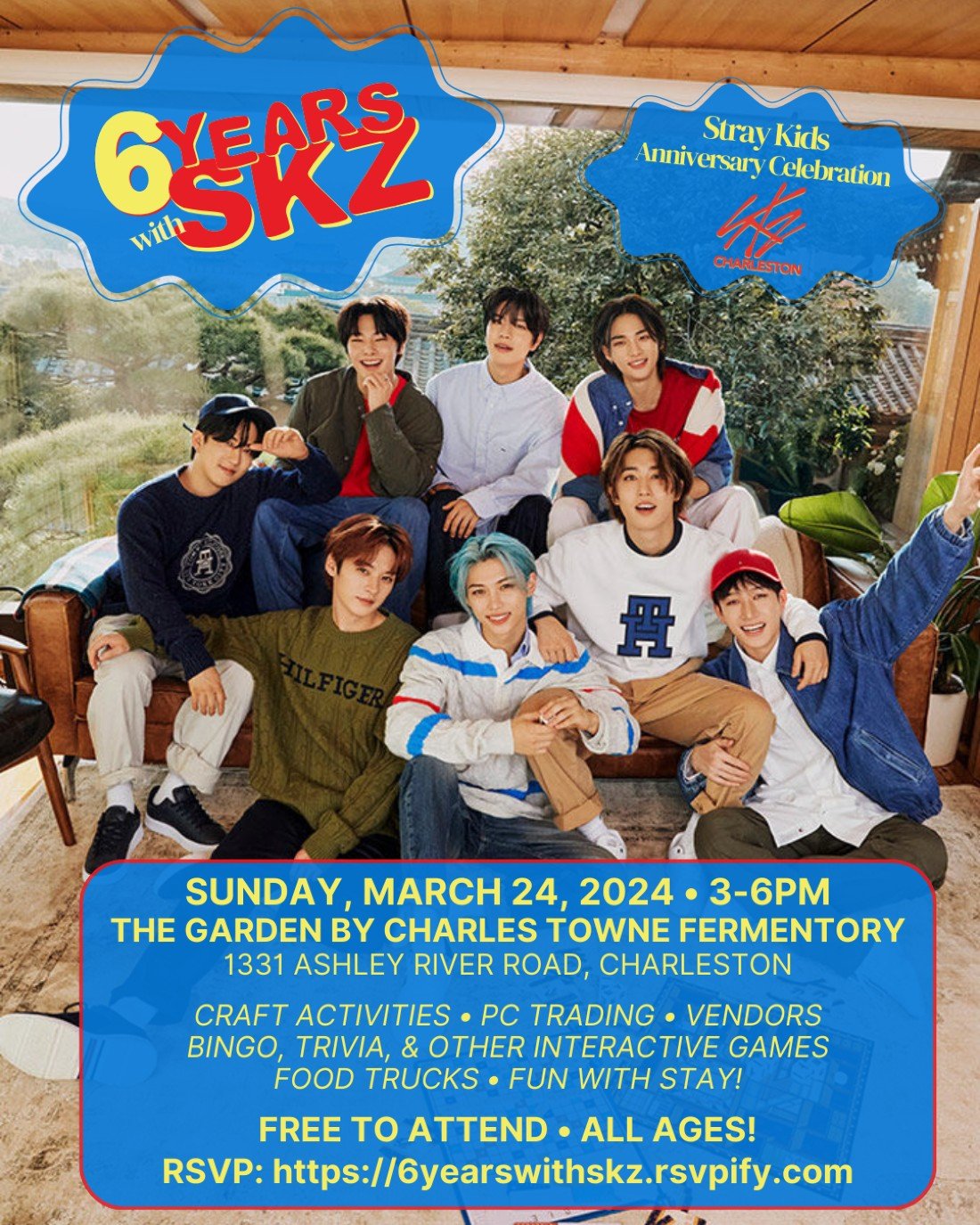 6 Years with SKZ - Stray Kids 6th Anniversary Celebration, The Garden ...