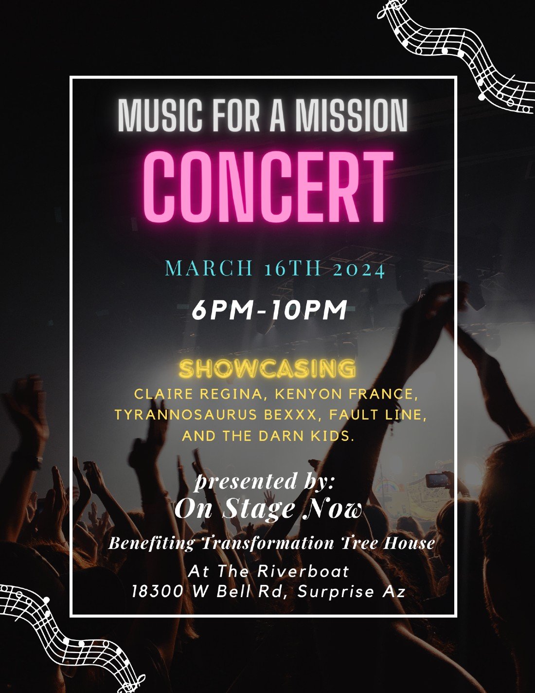 Music for a Mission Concert, The Riverboat , Surprise, 16 March 2024 ...