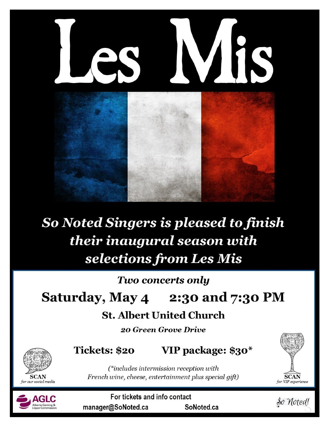 So Noted Singers present selections from Les Mis, St. Albert United ...