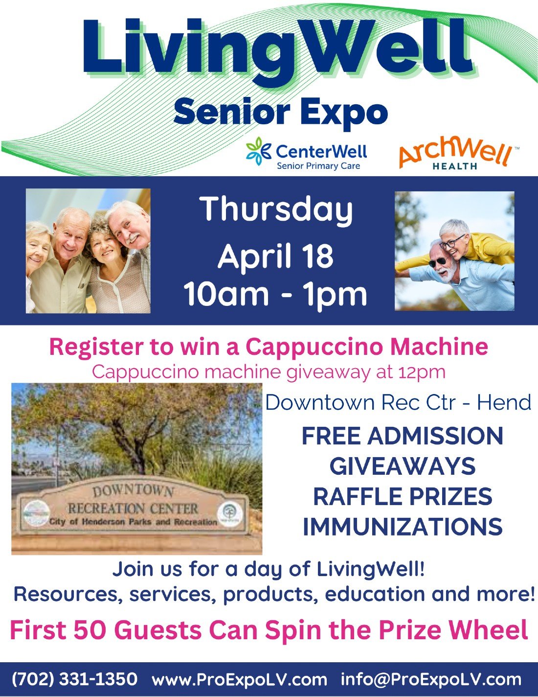 LivingWell Senior Expo - Downtown Rec Ctr - Hend., Downtown Recreation ...