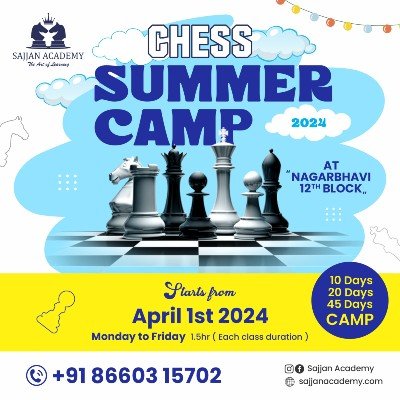 Chess Summer Camp Tickets, Sajjan Academy (Near Nammoora Thindi ...