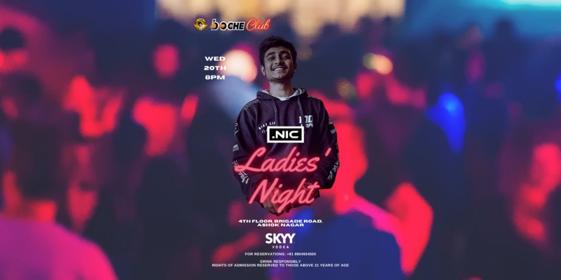 Ladies Night Wednesday, Boche Club, Bangalore, 20 March 2024 | AllEvents