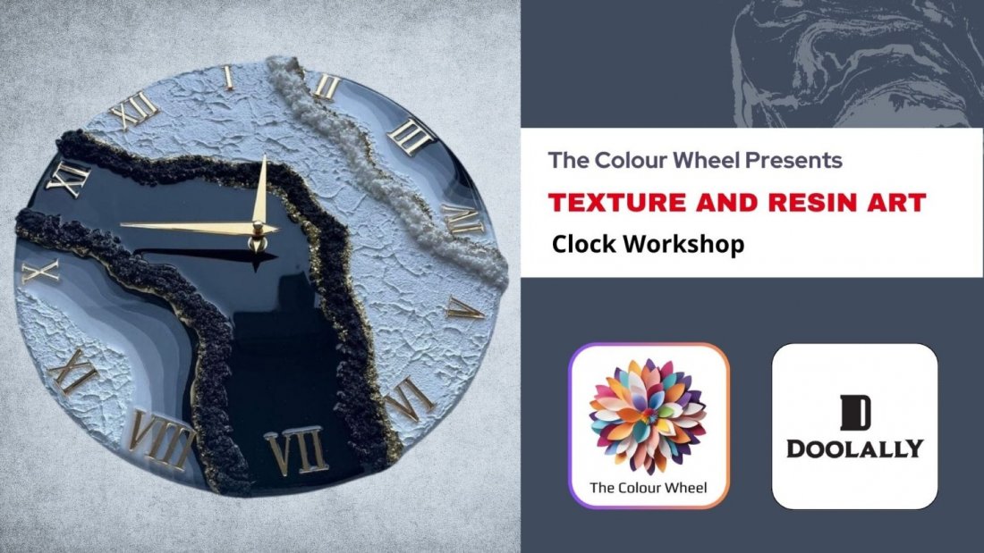 Texture and Resin Art Clock Workshop Tickets, Doolally, Khar, Mumbai ...