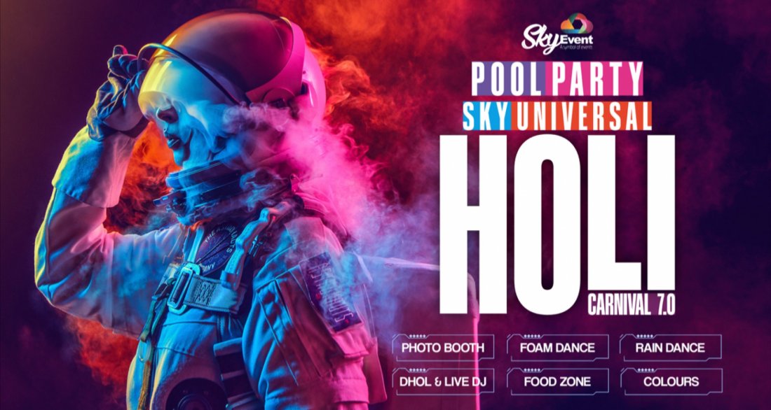 POOL PARTY HOLI CARNIVAL , Vastrapur amphitheatre , Ahmedabad, 25 March ...