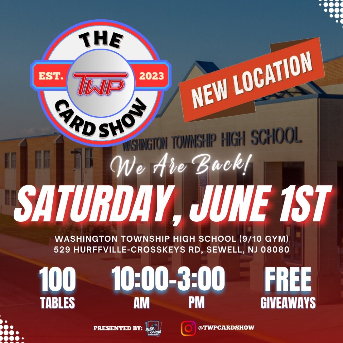 TWP Card Show , Washington Township High School, 1 June 2024 | AllEvents