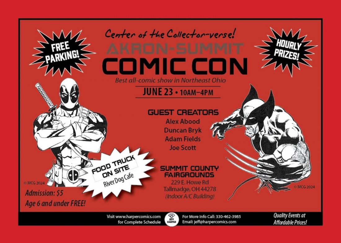 Akron-Summit Comic Con, Summit County Fairgrounds, Munroe Falls, 23 ...