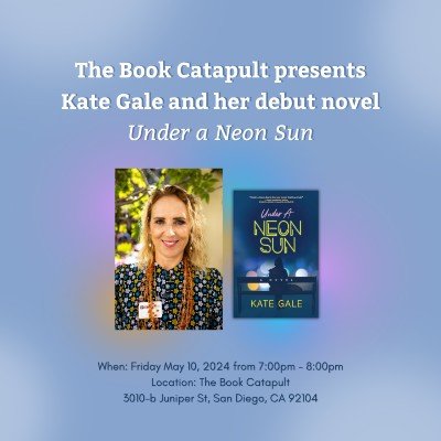 The Book Catapult presents Kate Gale for her debut novel UNDER THE NEON SUN , The Book Catapult ...