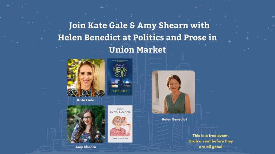 Amy Shearn & Kate Gale — Dear Edna Sloane & Under A Neon Sun with Helen ...