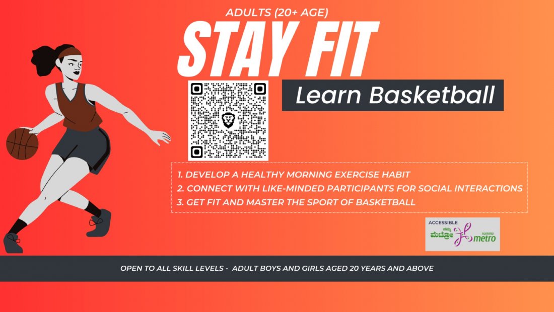 Basketball Coaching for Adults (20+ years), MN Krishna Rao Park ...