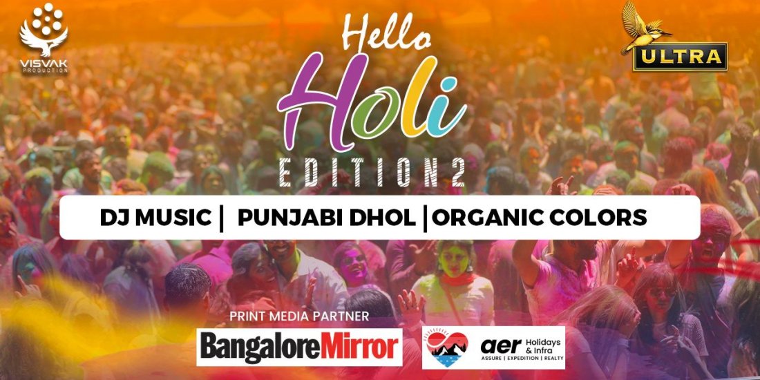 Hello Holi 2024, Jayamahal Palace Hotel, Bangalore, 25 March 2024 | AllEvents