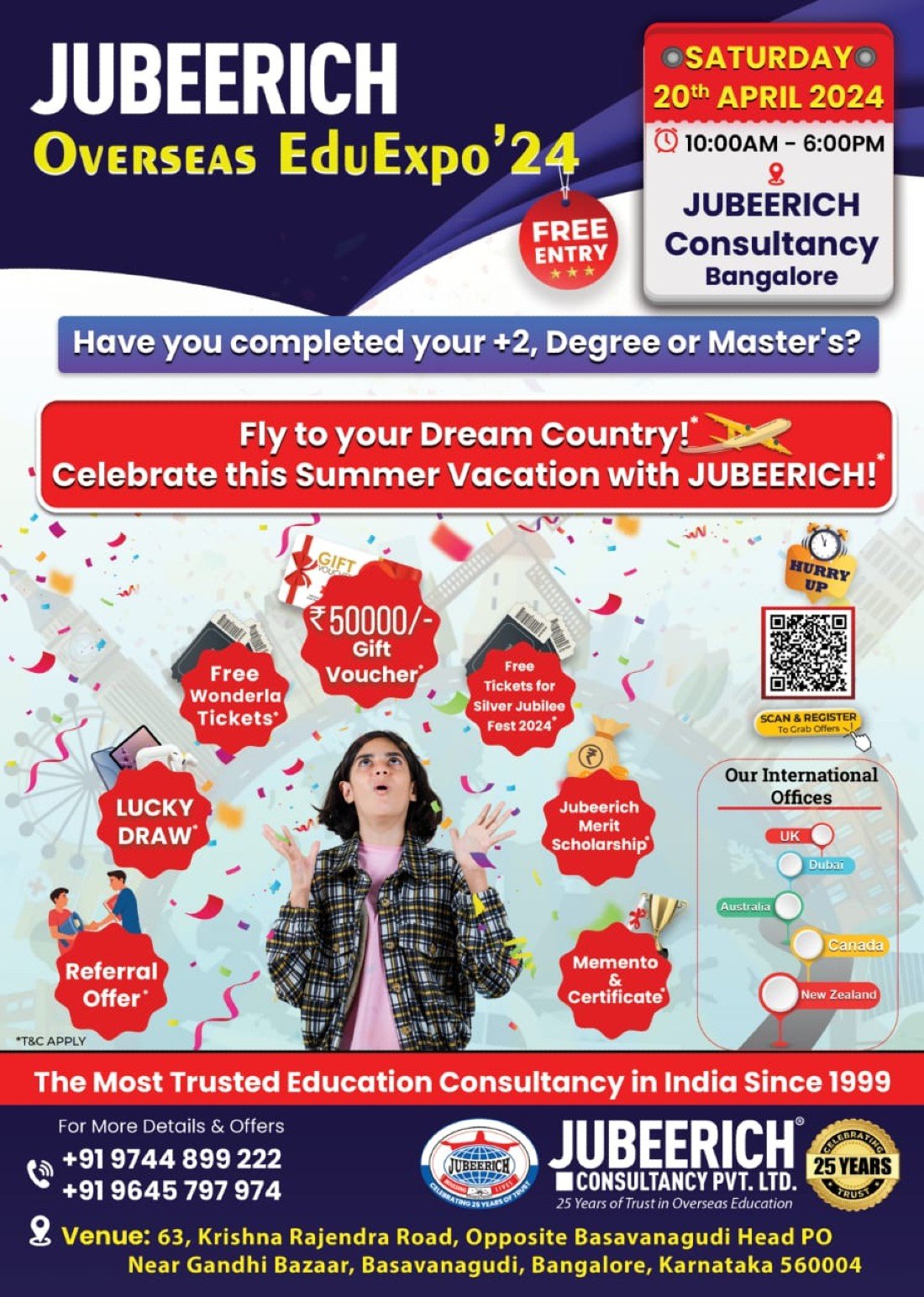 Jubeerich Overseas Edu Expo 2024, Jubeerich Study Abroad Consultancy ...