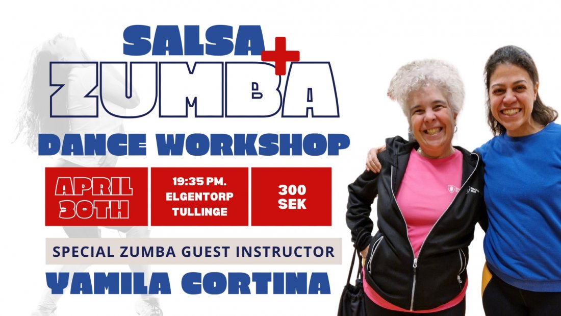 Zumba + Salsa Workshop in Tullinge, PRO Tullinge, Stockholm, 30 April 2024 | AllEvents