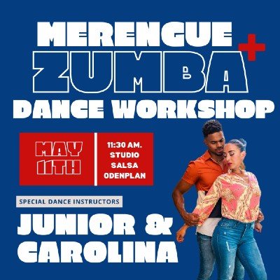 Zumba + Merengue Workshop in Odenplan Tickets, Studio Salsa, Stockholm, 11 May 2024 | AllEvents.in