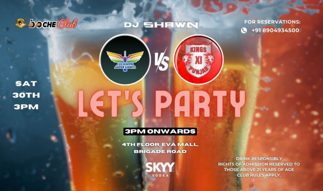 Lets Party Saturday, Boche Club, Bangalore, 30 March 2024 | AllEvents