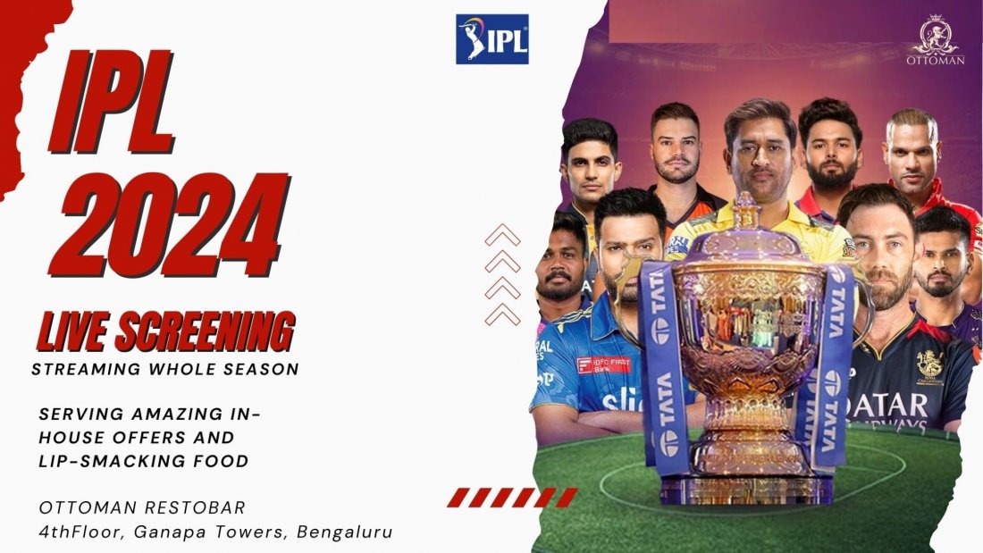 IPL 2024 Live Screening , ottoman Restobar , Bangalore | AllEvents