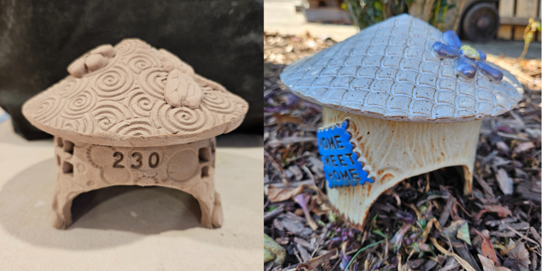 Create a Clay Toad House, Burnt Mill Potters, Branchburg, 14 April 2024 ...