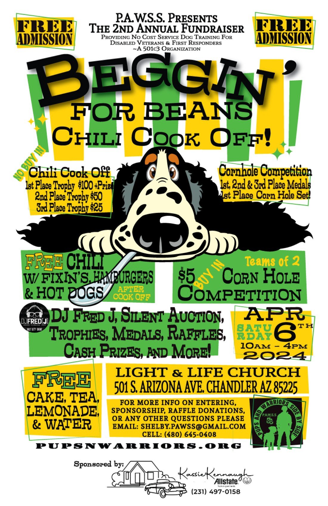 Beggin For Beans Chili Cook-off & Cornhole Competition, Light and Life ...