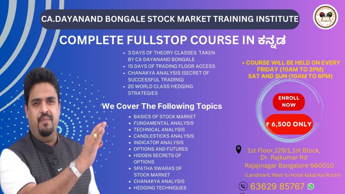 CA Dayanand Bongale Stock Market Training, CA Dayanand Bongale Stock ...