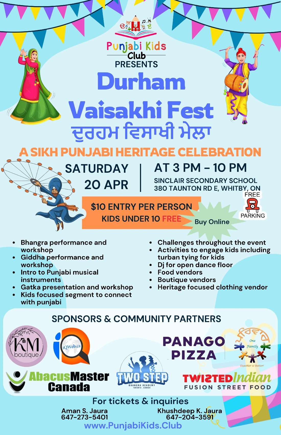 Durham Vaisakhi Fest - A SIKH PUNJABI HERITAGE CELEBRATION, Sinclair ...