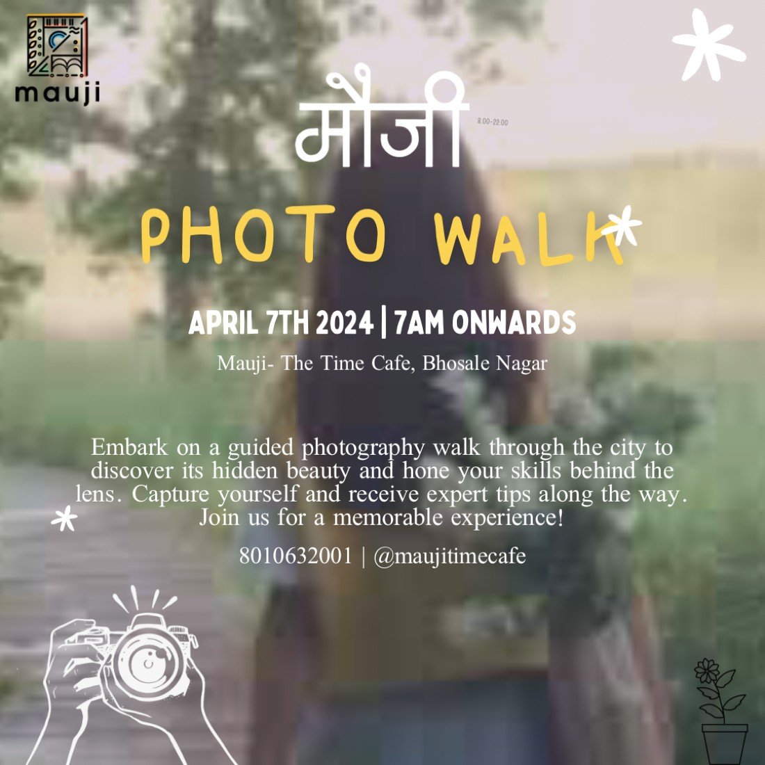 Photowalk by Mauji, Mauji - The Time Cafe, Pune, 7 April 2024 | AllEvents
