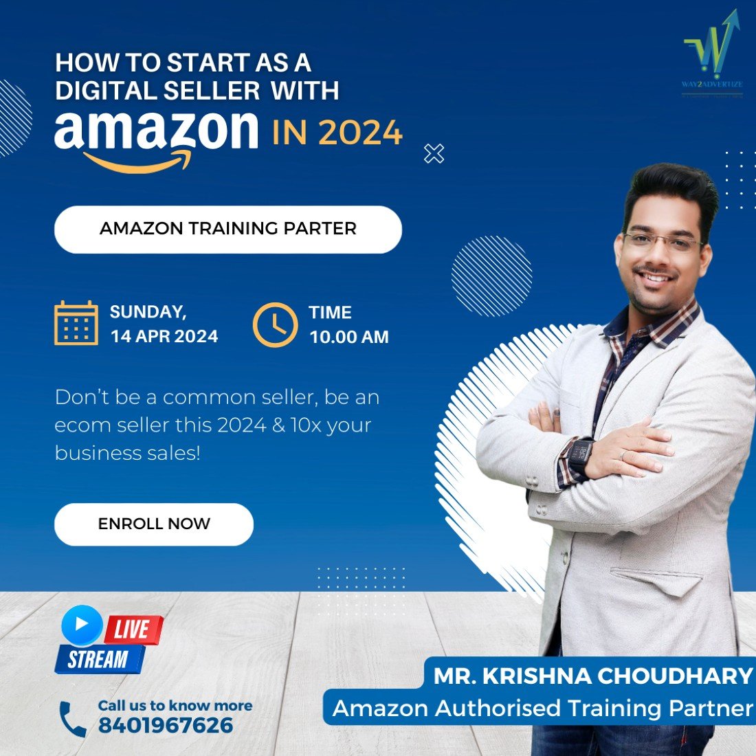 Learn How To Become Digital Seller on Amazon India in 2024 with Mr ...