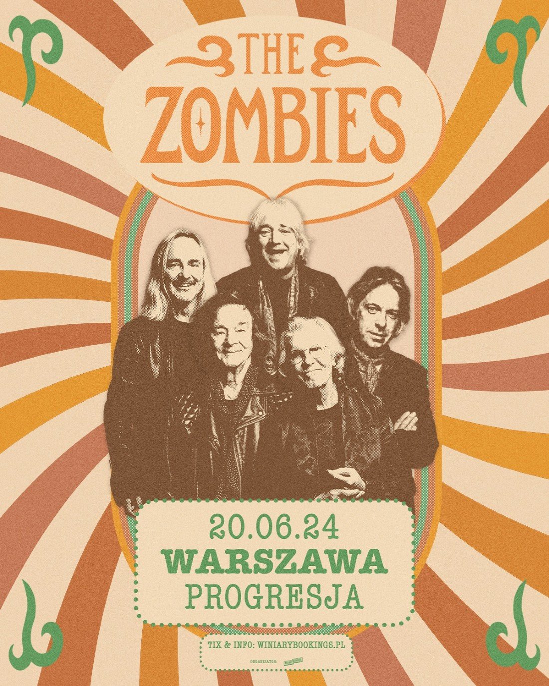 The Zombies: Live on Tour, Progresja, Warsaw, 20 June 2024 | AllEvents.in