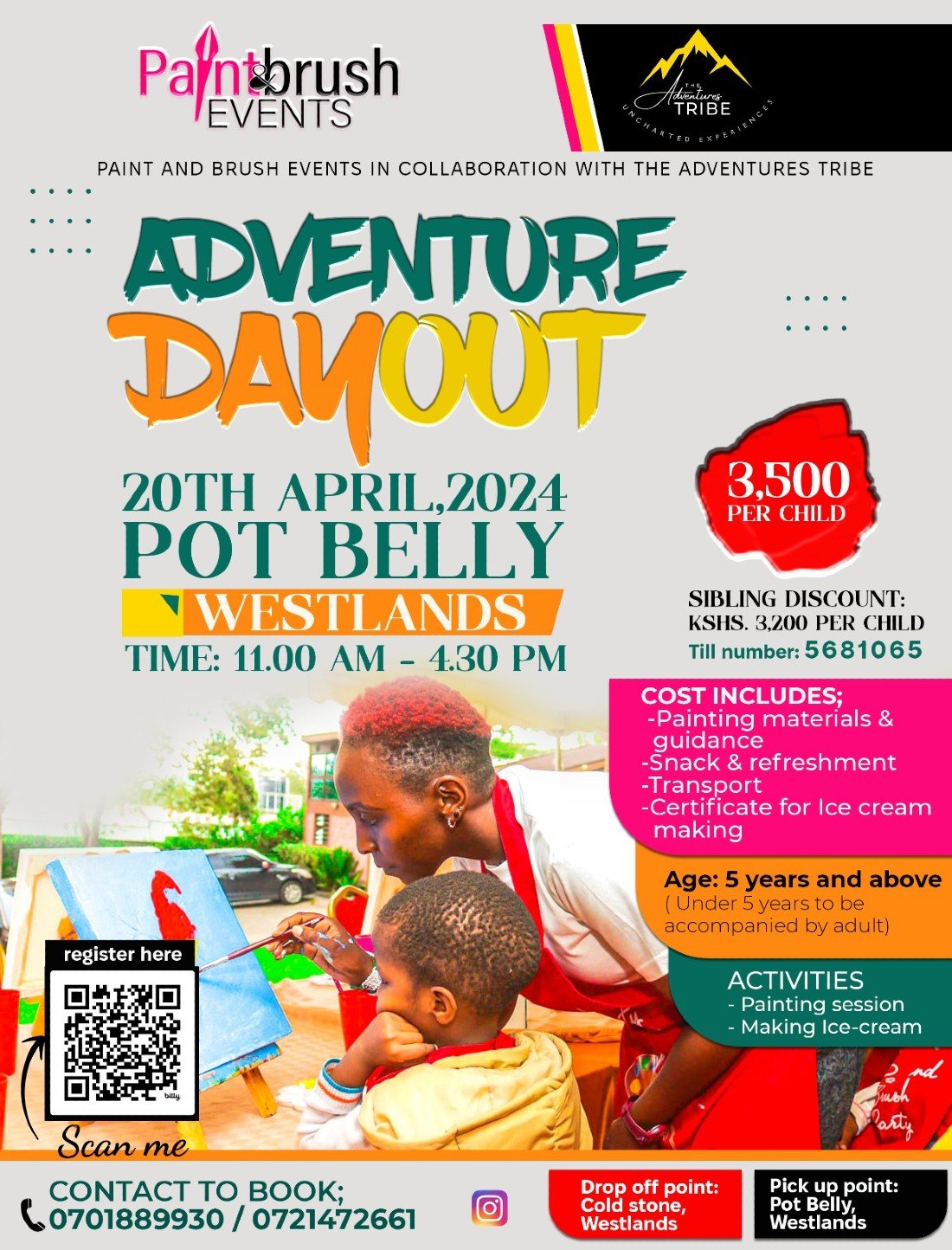 Adventure Day out, Coldstone Westlands & The Pot Belly , Nairobi, 20 ...