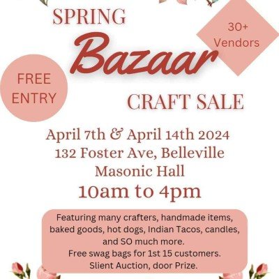 Spring Bazaar Craft Sale, Masonic Hall belleveille, Belleville, 14 ...