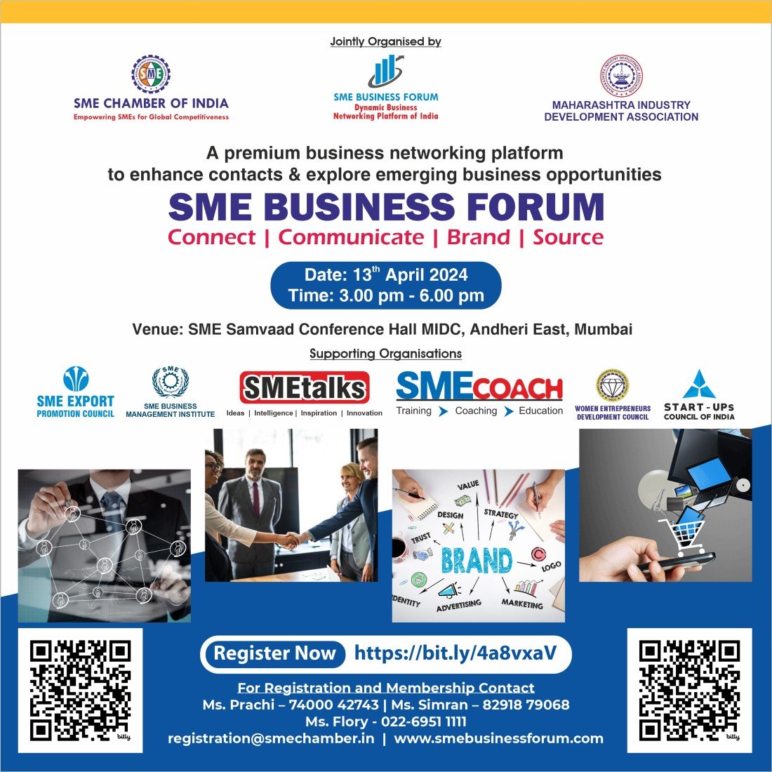 SME BUSINESS FORUM, SME Chamber of India, Mumbai, 13 April 2024 | AllEvents