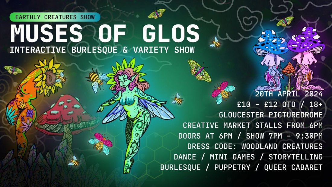 MUSES OF GLOS : EARTHLY CREATURES, GLOUCESTER PICTUREDROME, 20 April ...