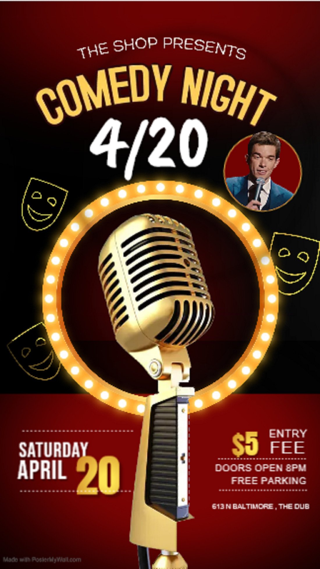 420 COMEDY SHOW Tickets, The Shop, North Baltimore Avenue, Derby, KS ...