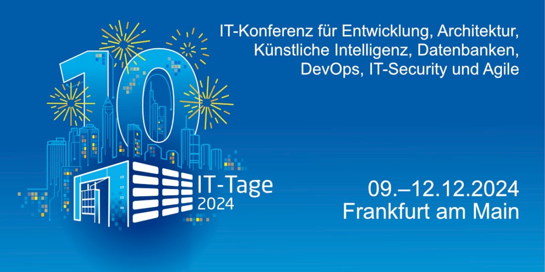 IT-Tage 2024 – IT conference for software development, -architecture ...