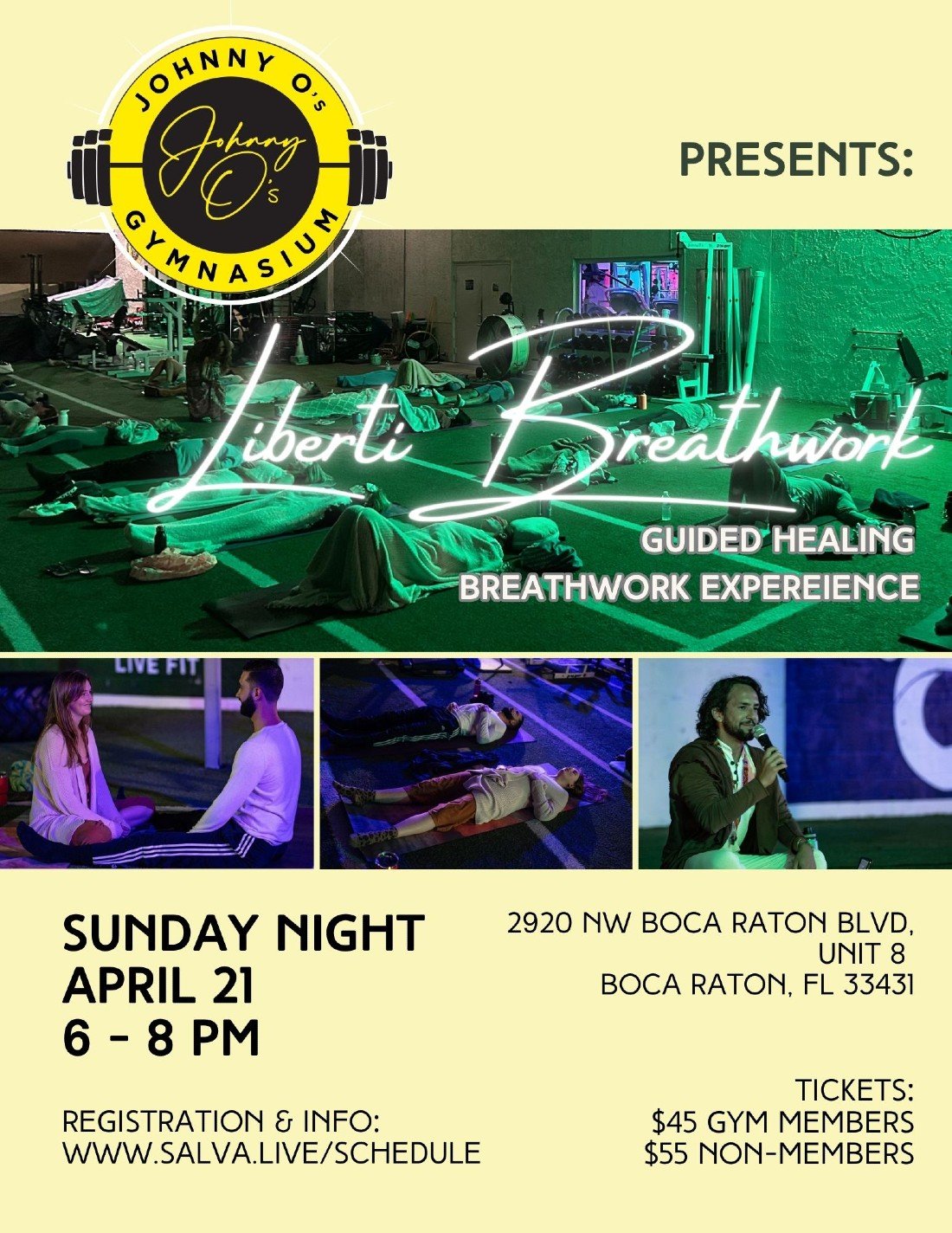 Liberti Breathwork - Somatic Healing, Johnny O's Gymnasium, Northwest ...