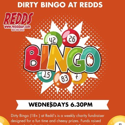 Bingo With a Twist at Redds ADULTS ONLY Tickets, Redds Pub Santa Rosa ...