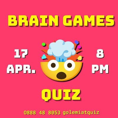 BRAIN GAMES QUIZ Tickets, Club Maze, Sofia | AllEvents.in