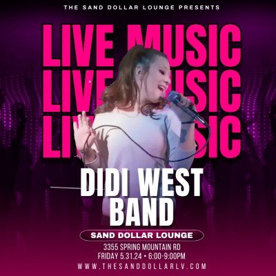 Didi West Band at The Sand Dollar Lounge Tickets, The Sand Dollar Lounge, Winchester, 31 May ...