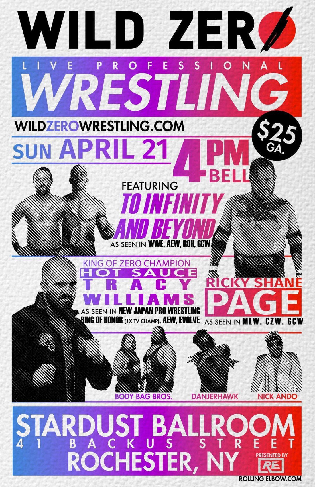 Wild Zero Wrestling: Just Like Heaven, Stardust Ballroom, Rochester, 21 ...