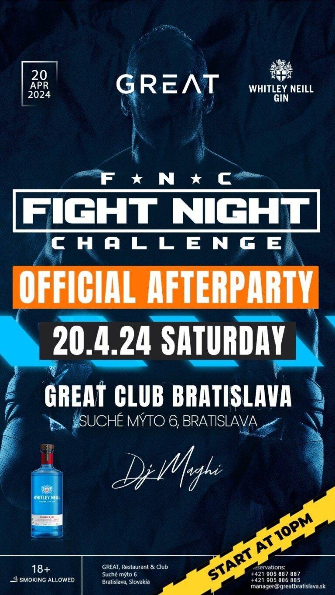 Fight Night Challenge Official Afterparty, Great Club Bratislava, 20 ...