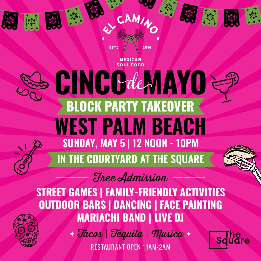 El Caminos Cinco de Mayo Block Party in West Palm Beach!, El Camino ...