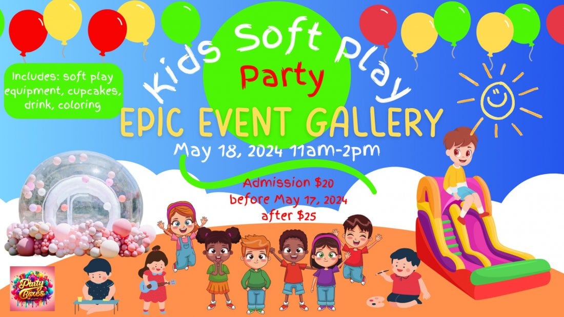Kids Soft Play Party, Epic Event Gallery, Cincinnati, 18 May 2024 ...