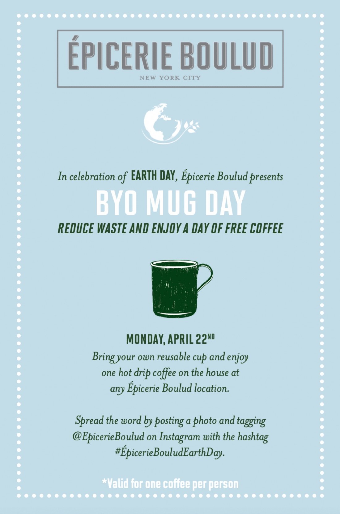 Join Daniel Bouluds Épicerie Boulud in Celebrating Earth Day with BYO ...